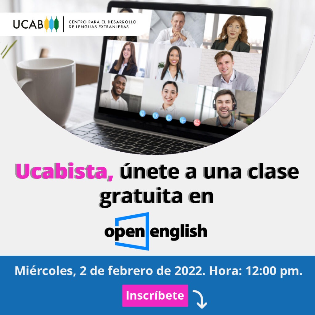 Clase gratuita con Open English • elucabista.com