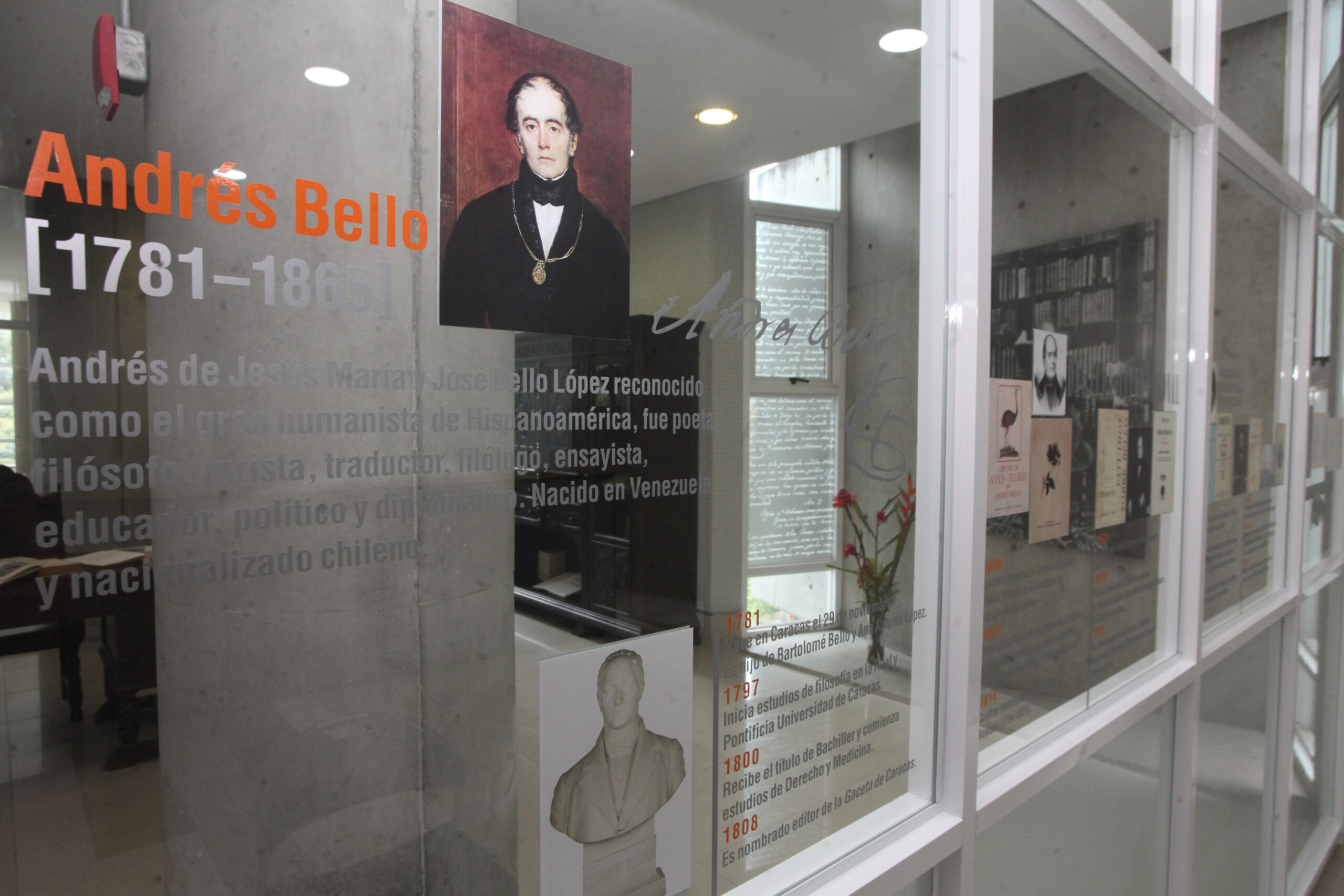 Inaugurados en la Biblioteca UCAB espacios en honor a Andrés Bello y ...